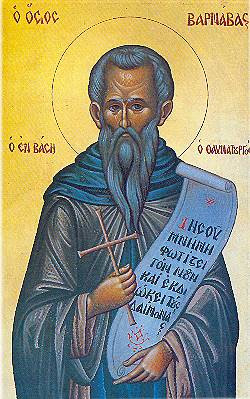 ORTHODOX CHRISTIANITY THEN AND NOW: Saint Barnabas the Wonderworker of Vasa