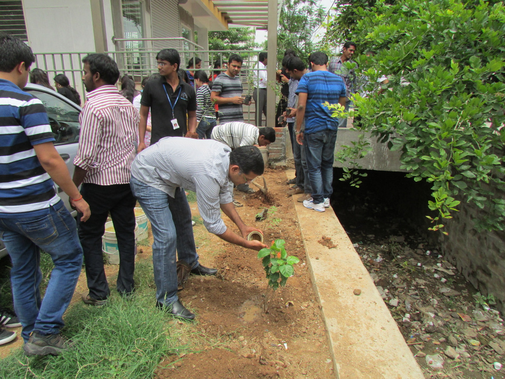 Plant Sapling Drive on Environment Day.. "The Inner Happiness"...