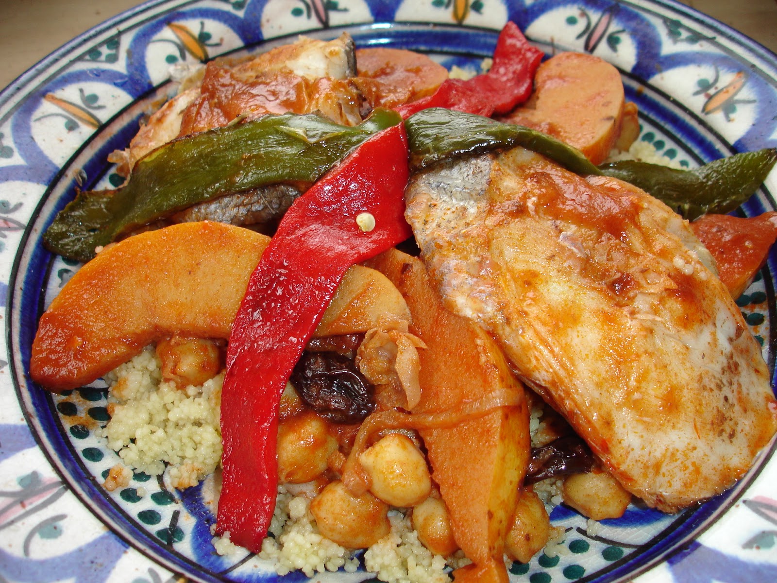 Kochbuch für Max und Moritz: Herbstliches Couscous mit Quitten und Fisch