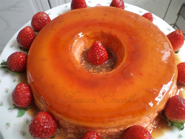 Mundo do Sabor: Pudim cor-de-rosa da Barbie