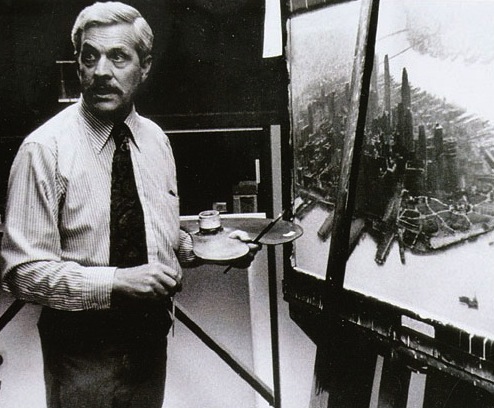 The Single-Minded Movie Blog: The Matte Paintings of The Birds