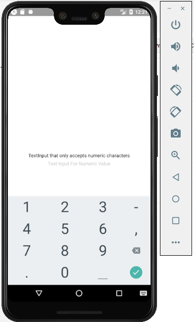 Adi Dotnet: Only numeric key pad for TextInput example in react native Adi Dotnet: Only numeric key pad for TextInput example in react native