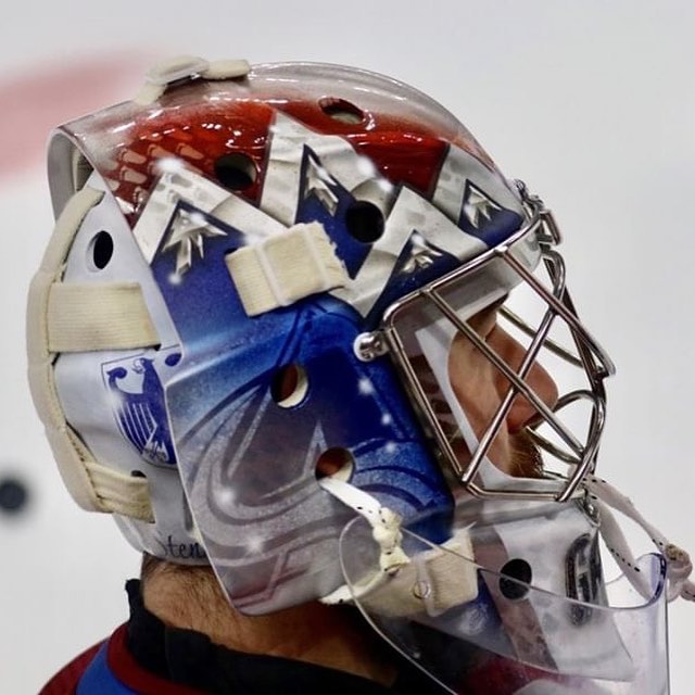 I Love Goalies!: Philipp Grubauer 2018-19 Mask