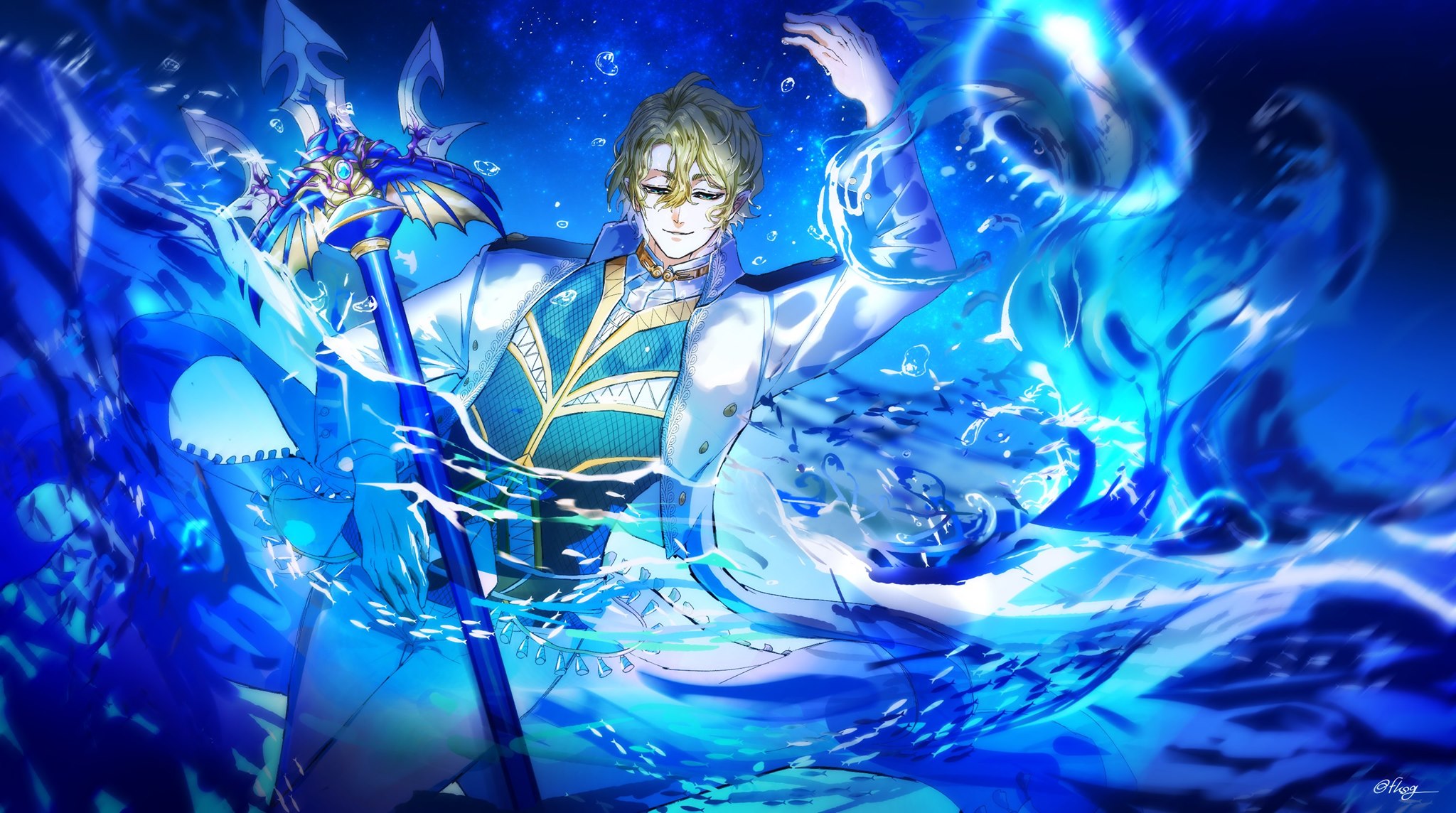 Karakter Dewa Poseidon (Shuumatsu no Valkyrie) - Ropanen