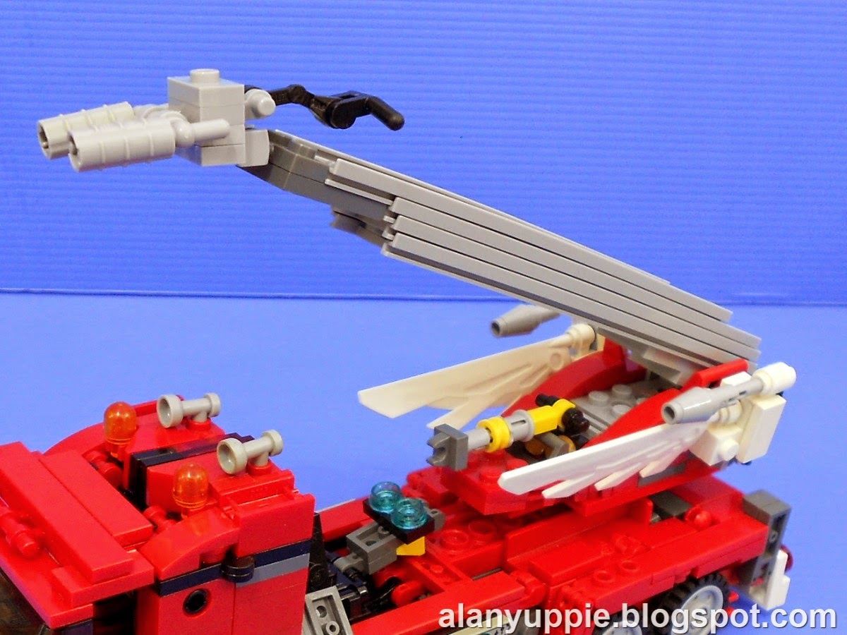 Alanyuppie's LEGO Transformers: LEGO Inferno Part 1: Vehicle Mode
