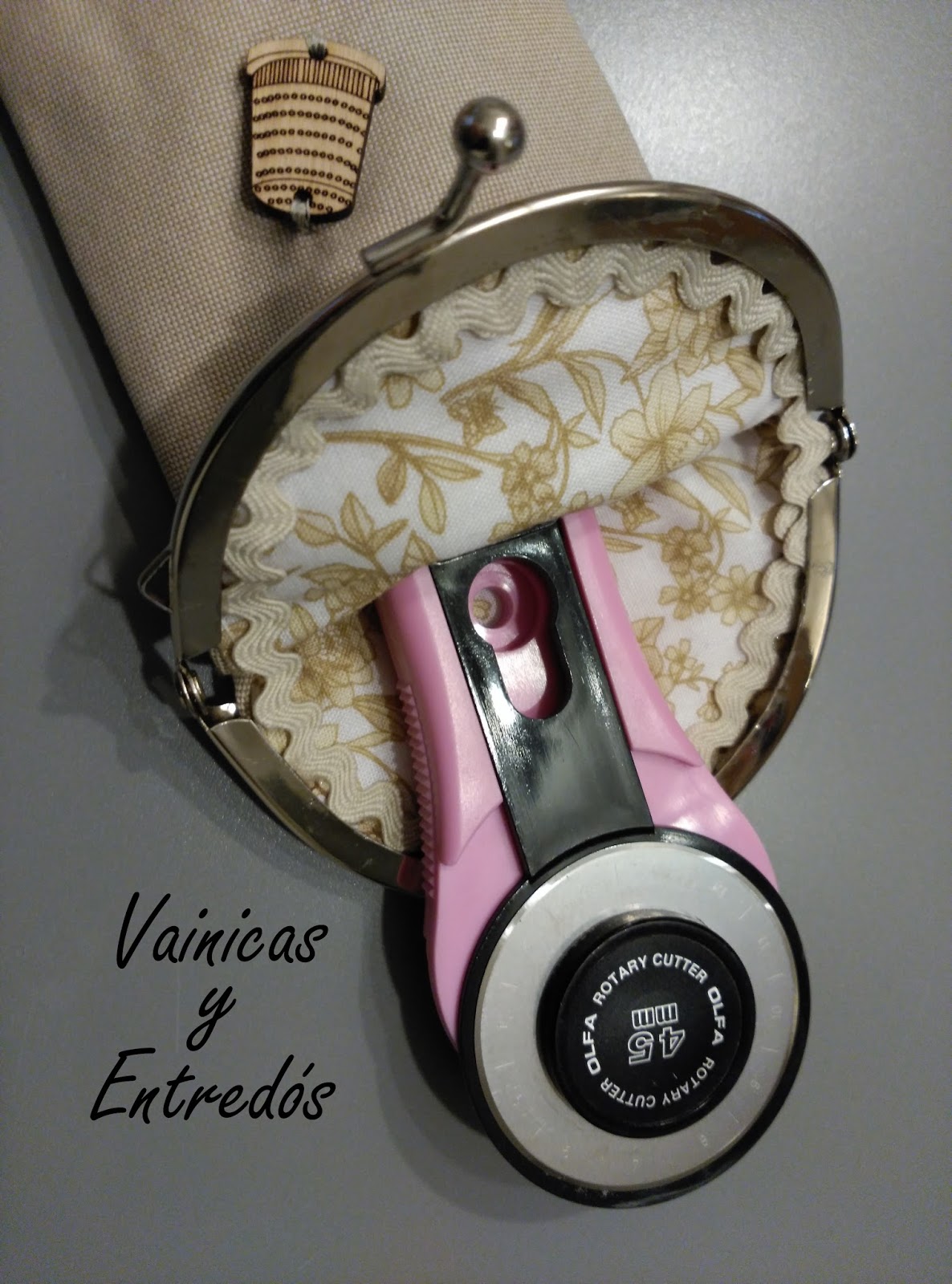 Vainicas y entredós: Guarda cutter