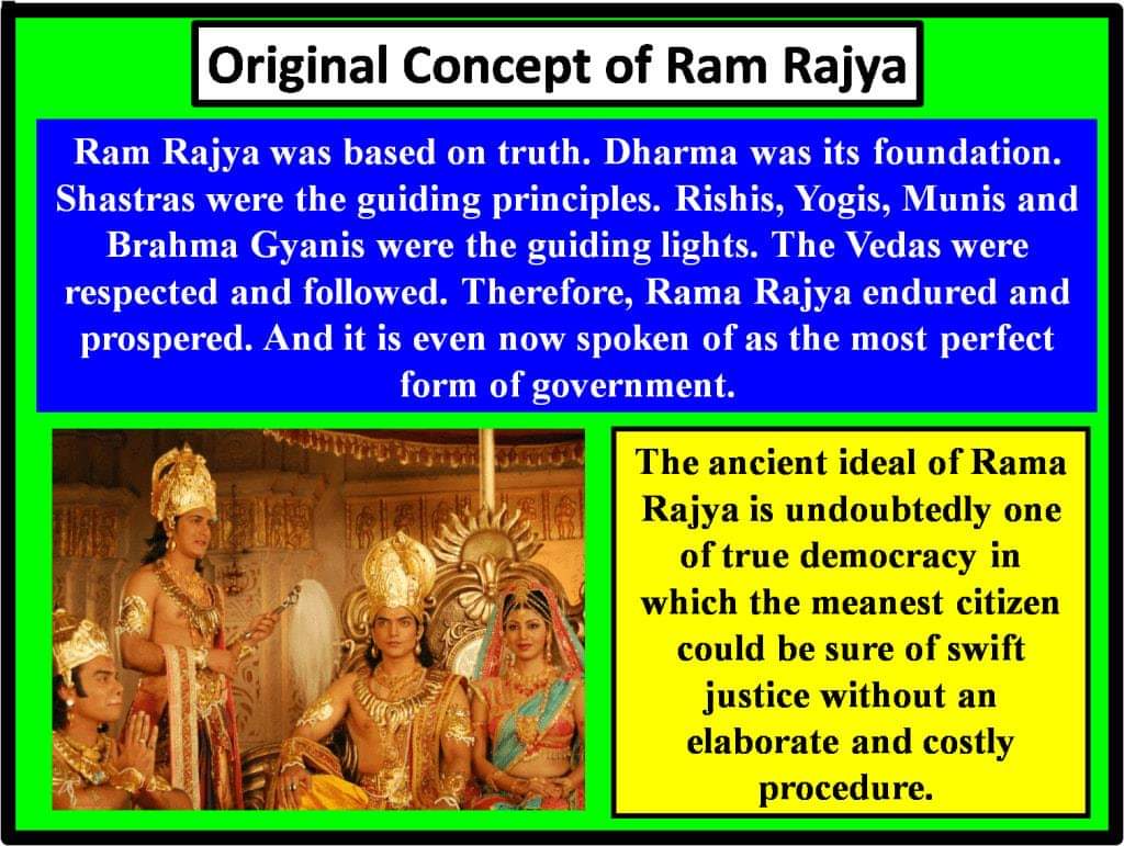 Ram Rajya :- How Bharat ( Hindustan) can establish Ram Rajya today