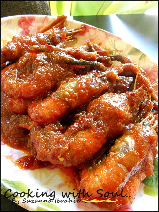 ..Cooking with soul.....: UDANG MASAK DIRAJA