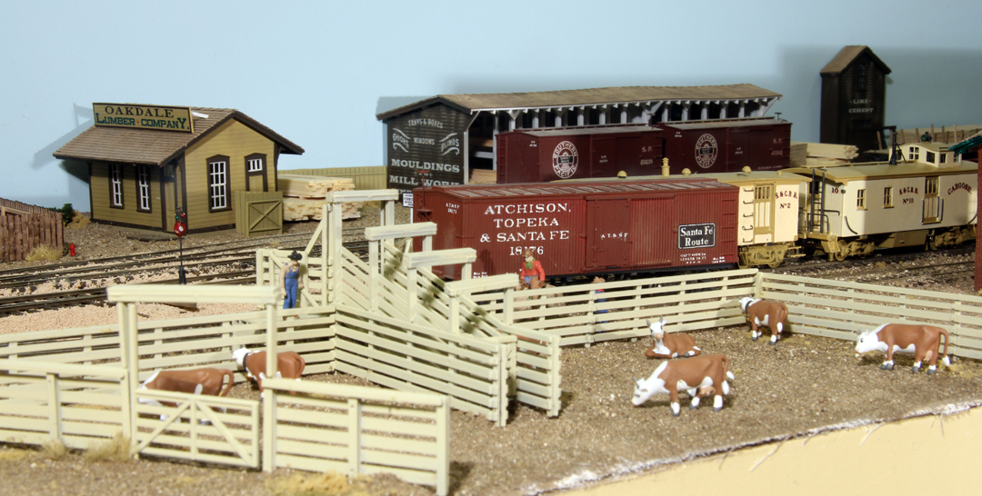 Stockton and Copperopolis Railroad: Stock Yards and a Finished Warehouse