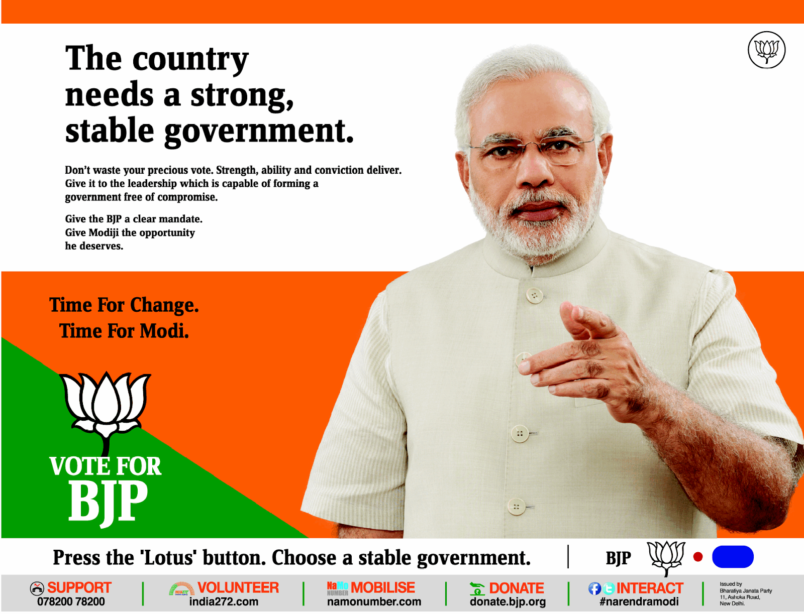 Twenty22-India on the move: BJP's campaign 2014
