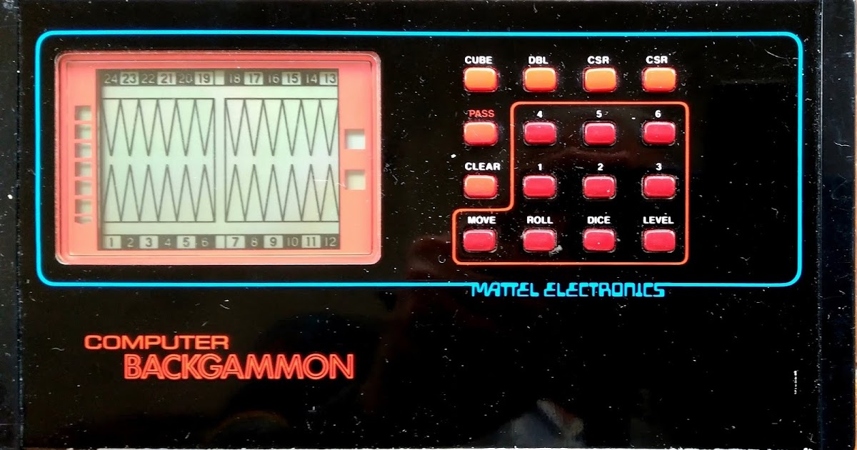 Retro Ordenadores Orty: Mattel Computer Backgammon (1980)