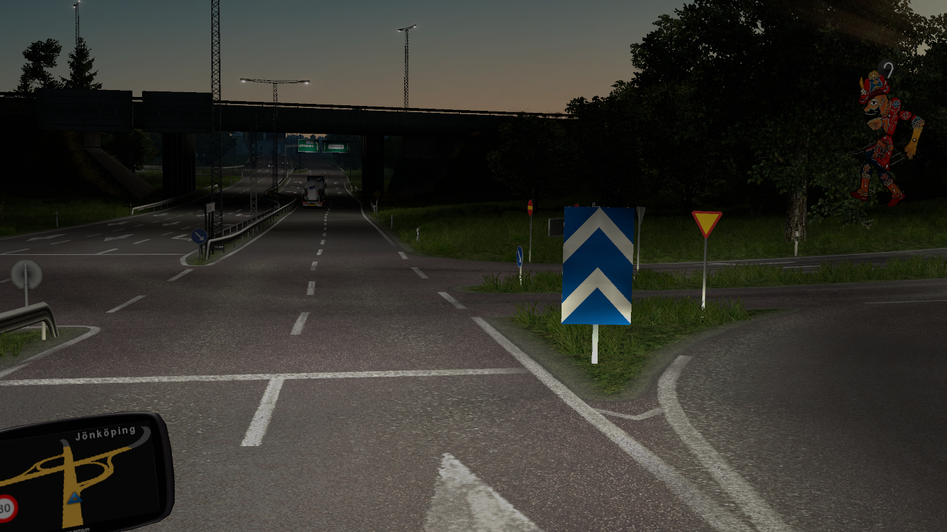 Reflective signs V1.0 - Euro Truck Simulator 2 Mod World