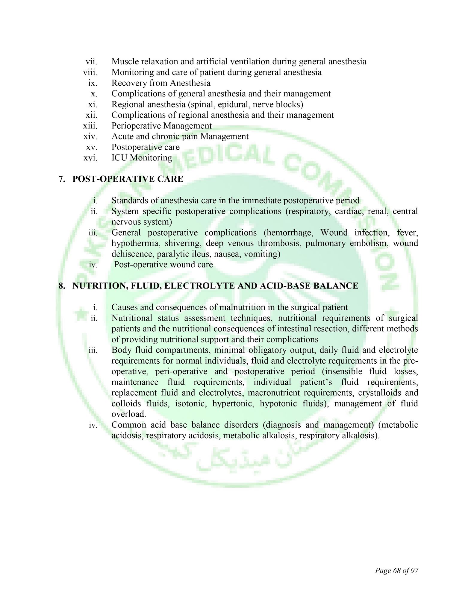 NLE Exam Pakistan Syllabus 2021 - MBBS WORLD