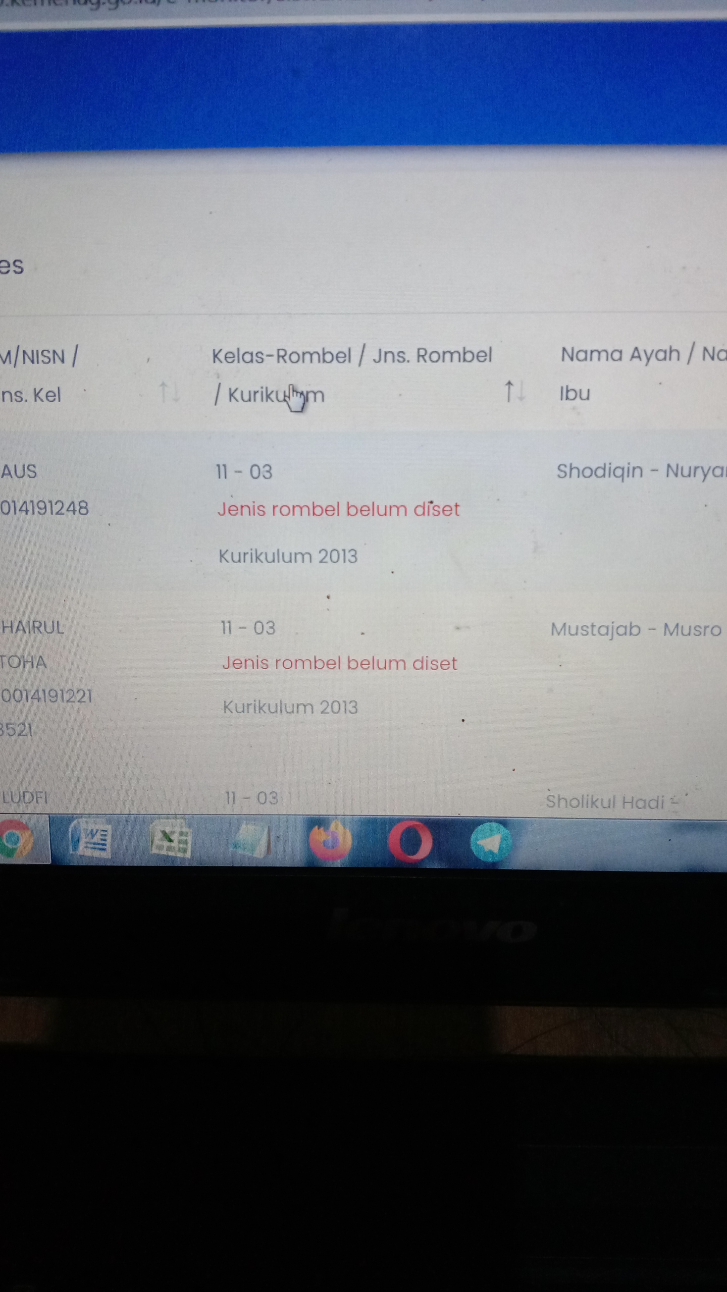 Cara perbaiki verval pd kemdikbud ~ MA Maftahul Falah