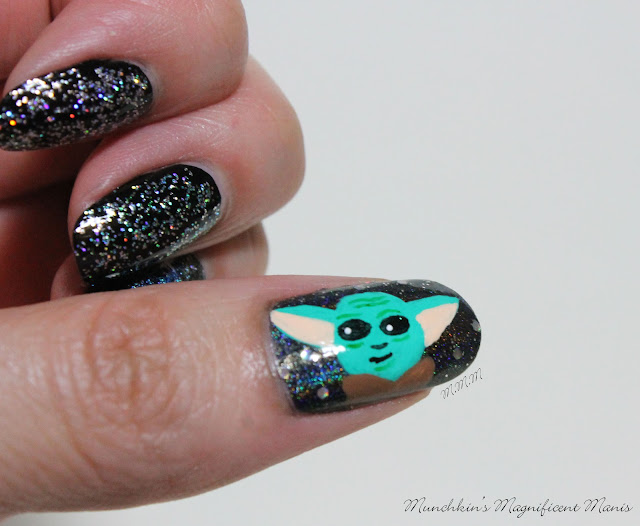 Munchkin’s Magnificent Manis: Baby Yoda- The Child Nail Design