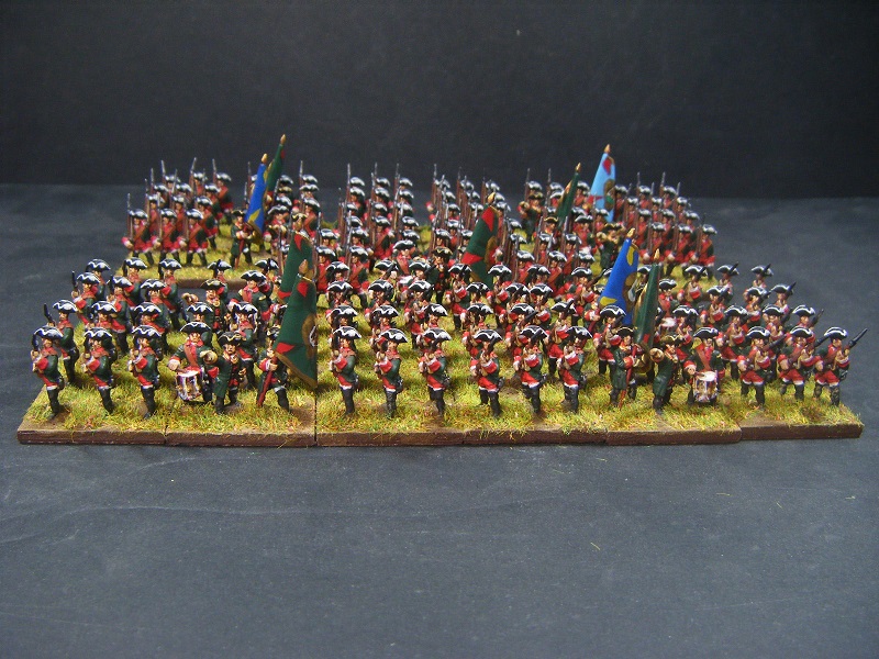 Wargaming Girl: Finished: 15mm Seven Years War Russian Infantry