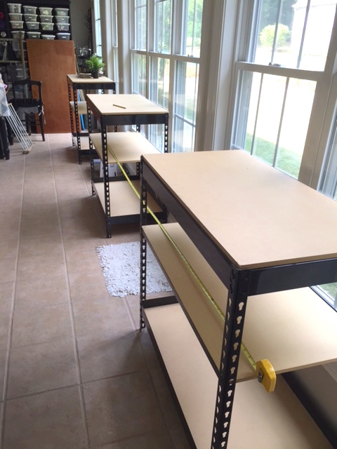 Sew Many Ways...: Workbench Sewing Table...