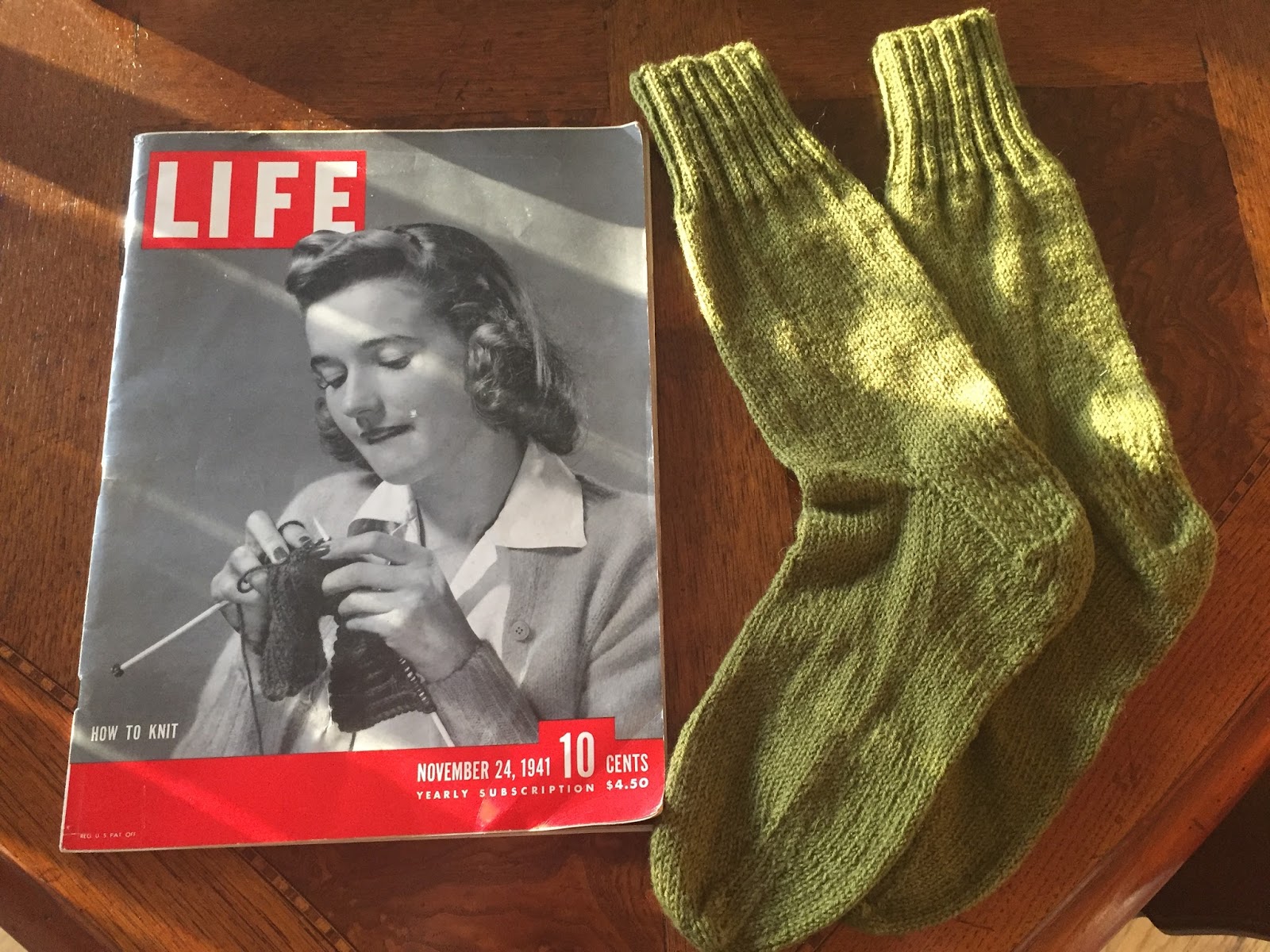 Reclaimed Stitches: Knitting Socks for the Red Cross