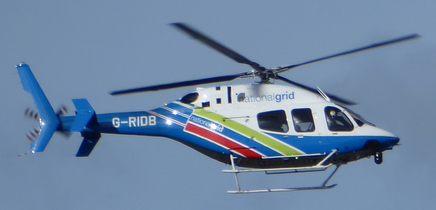 Halfie: National Grid helicopter