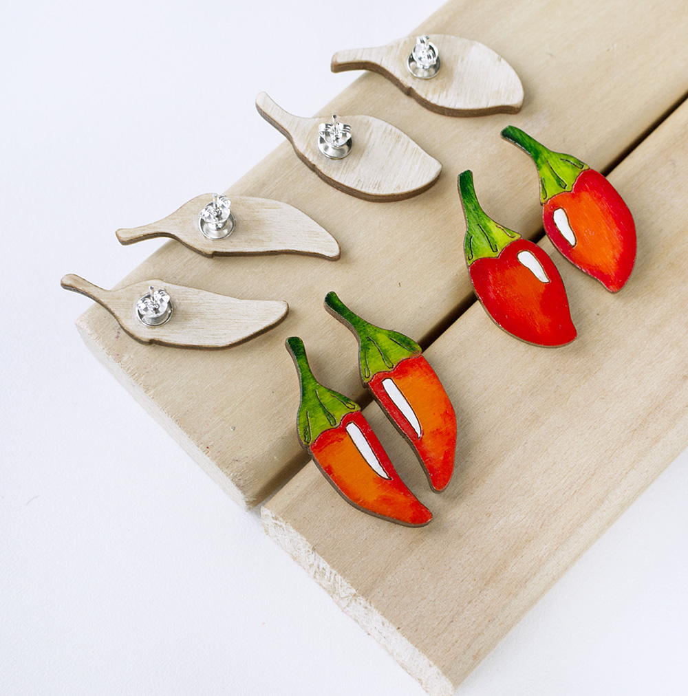 I am a human and designer: NEW hot chili peppers jewelry collection
