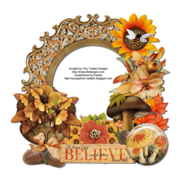 Escape From Reality Blog: FTU 'Autumn Mystery' Cluster & Cluster Frames