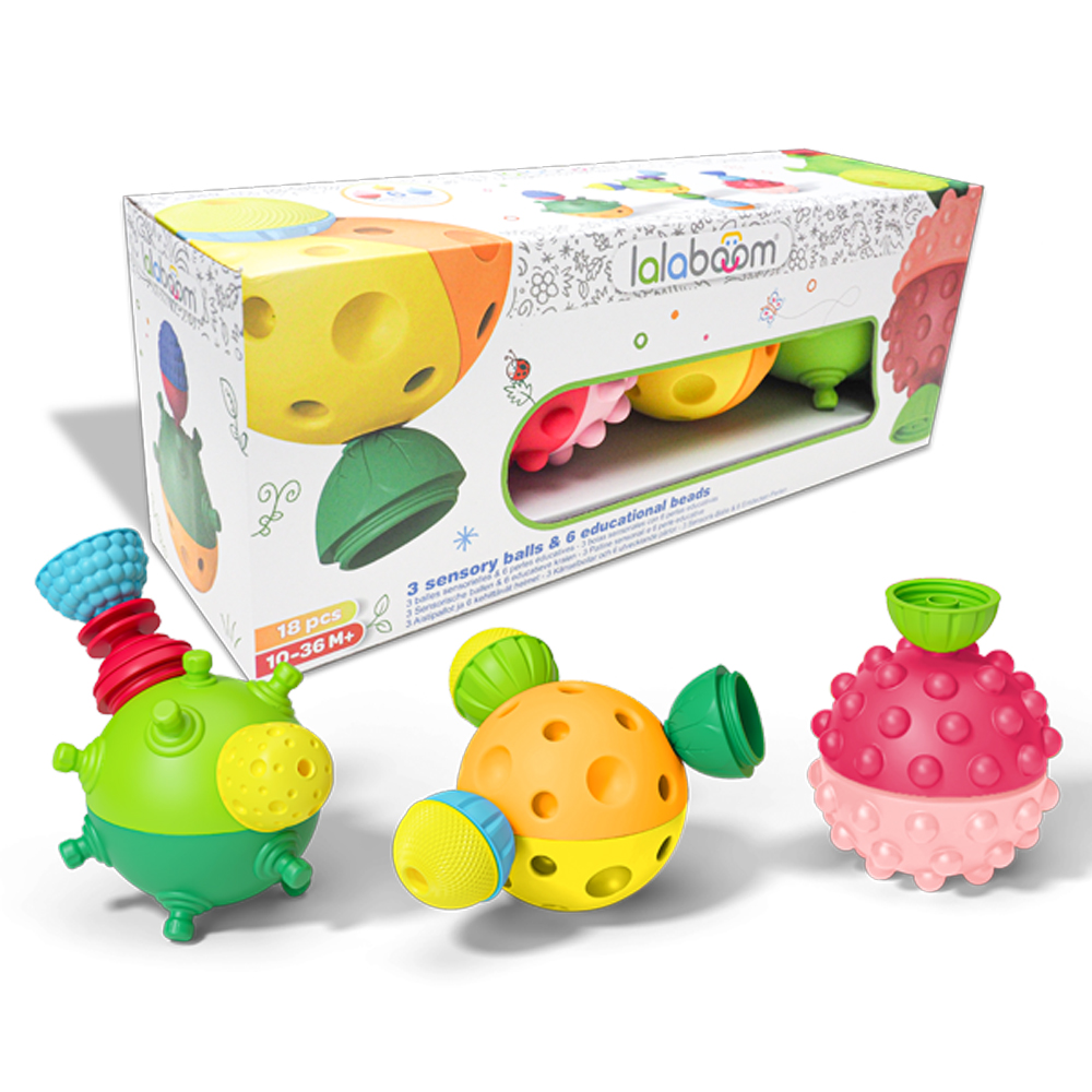 Fine Motor Fun with Lalaboom Beads | Finding Myself Young