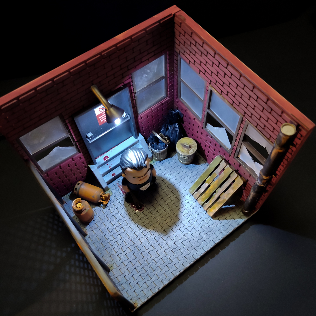 Punisher Diorama for Wekster Mini Dude | The3Dprinting 3D print ...