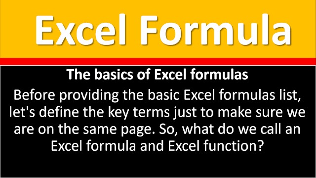 Excel Complete Useful Formula Excel Notes