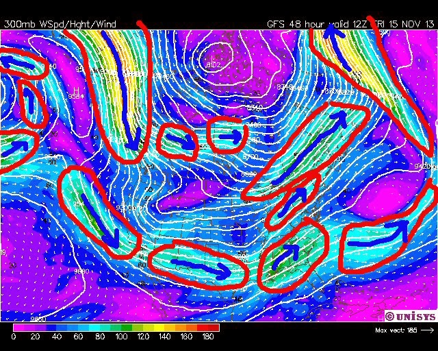 Weather Raven: Drawing a Jet Stream Map (Method 1)
