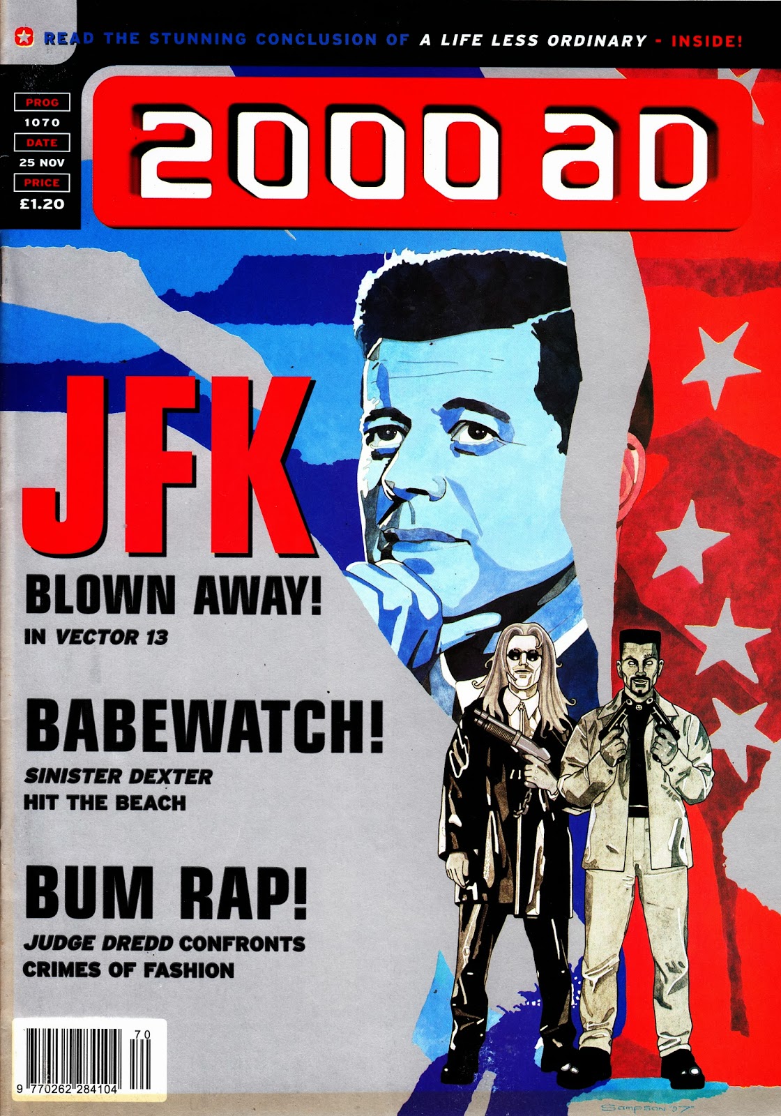 STARLOGGED - GEEK MEDIA AGAIN: 1997: JFK IN 2000AD's VECTOR 13