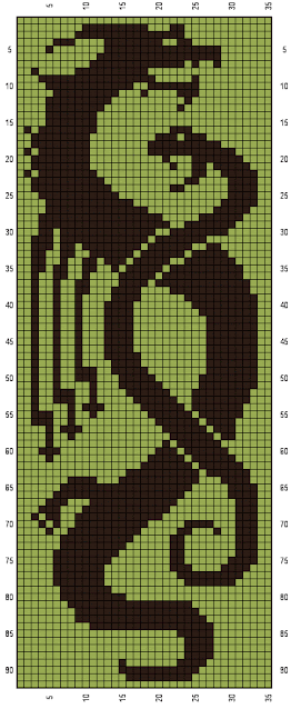 Dragon Age Heraldry Colorwork Charts Part 3: Templars, Qunari and Tevinter