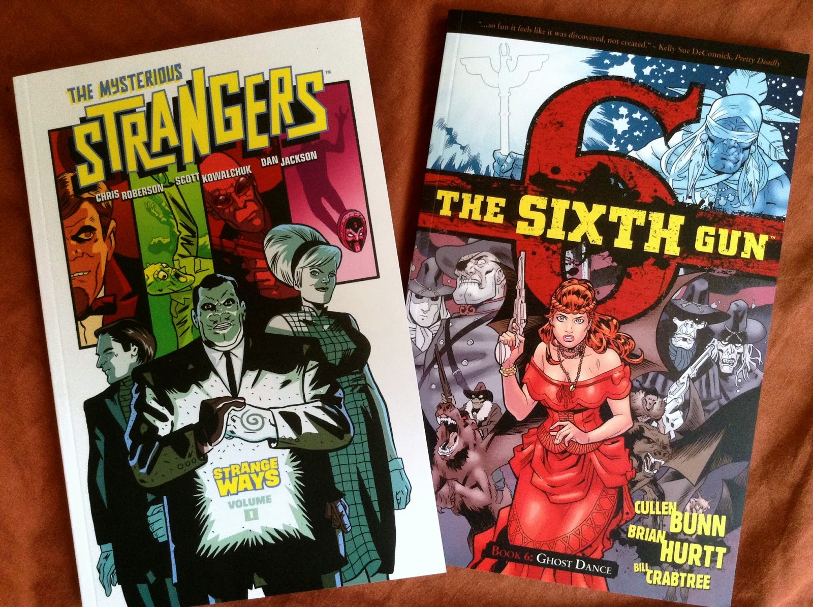 thebackingboardfiles: Oni Press' The Mysterious Strangers and The Sixth Gun