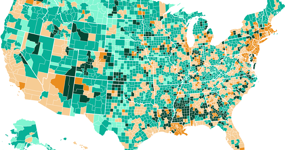 The Rural Blog: Interactive, county-level map shows higher rural ...