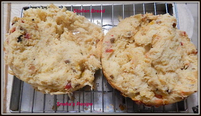 STOLLEN BREAD #BREADBAKERS - Sneha's Recipe