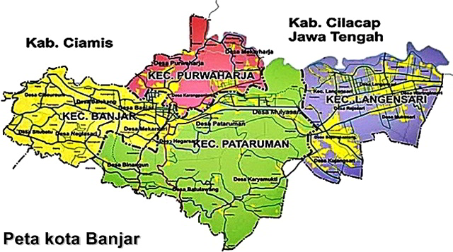 Peta Kota Banjar