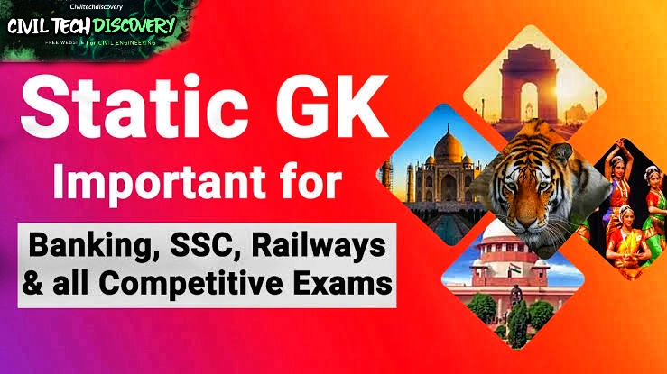 new static gk for all exam | static gk pdf for competitive exam