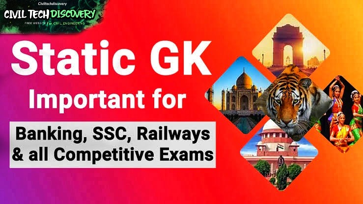 new static gk for all exam | static gk pdf for competitive exam