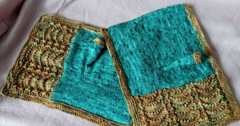 Gwendoline alkotás: Spatterdash wristwarmers