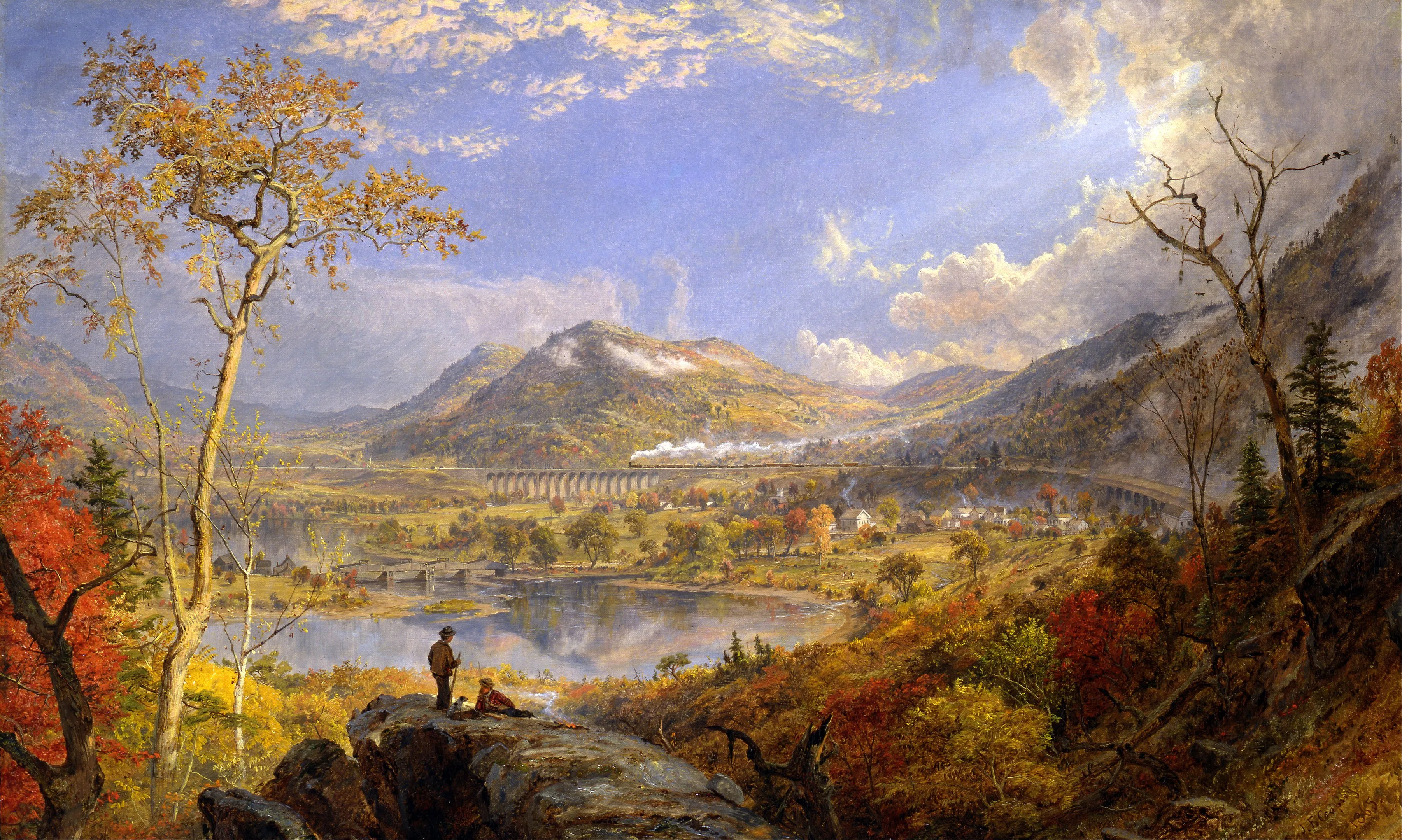 Jasper Francis Cropsey | Hudson River School painter | Tutt'Art ...