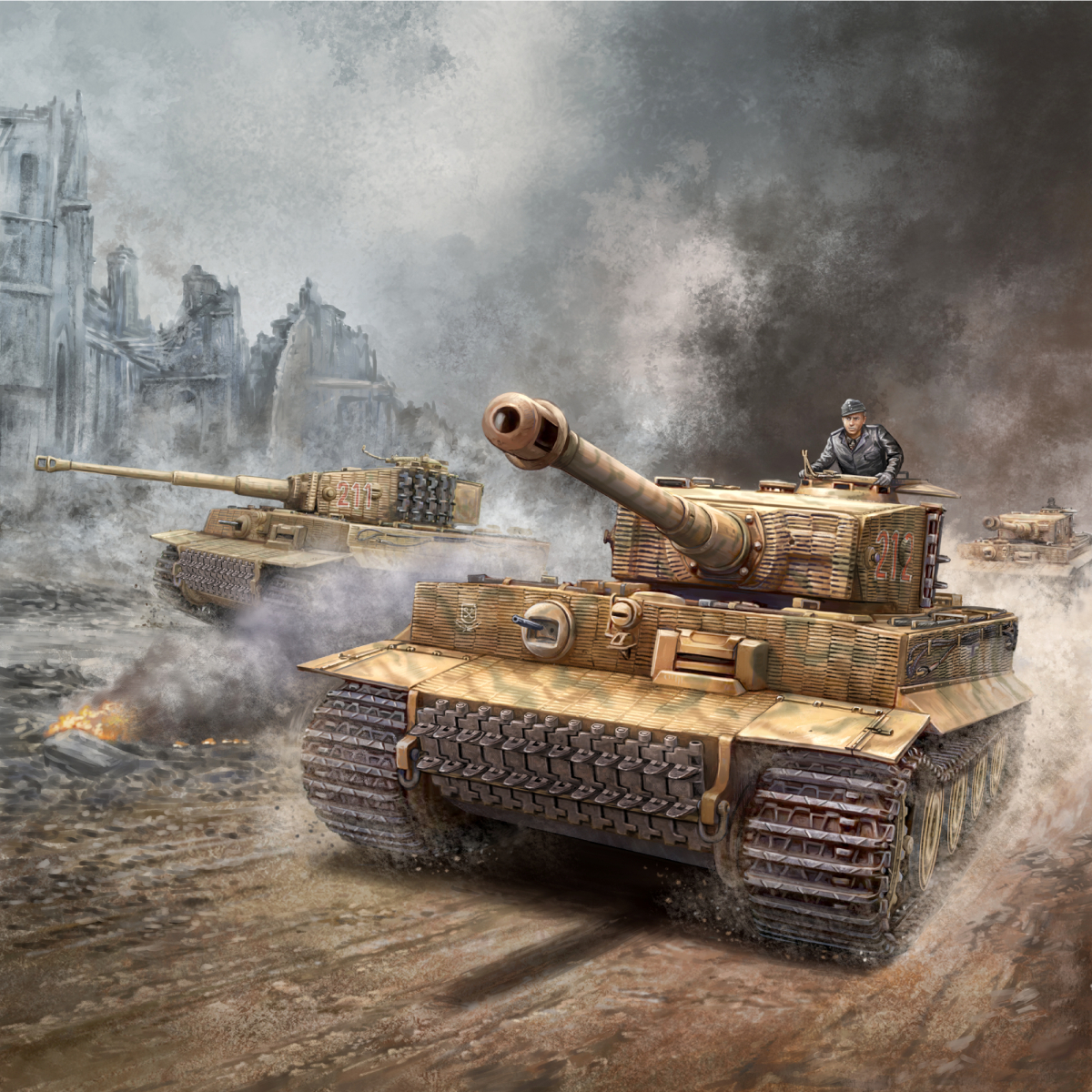 Vincent Wai's military art: German Tiger I tank Vincent Wai's military art: German Tiger I tank