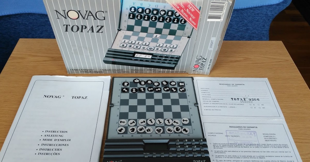 Retro Ordenadores Orty: Novag Topaz (1993).