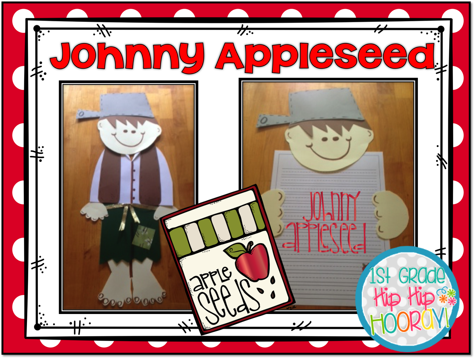 1st Grade Hip Hip Hooray!: Fall is apples and Johnny Appleseed!
