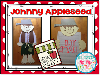 1st Grade Hip Hip Hooray!: Fall is apples and Johnny Appleseed!