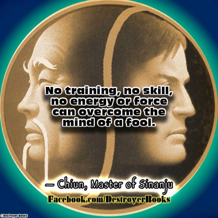 Relaxed Focus: Chiun Gets It.