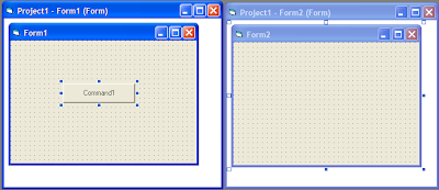 Menghubungkan Form1 dengan Form2 - Visual Basic 6 untuk Pemula