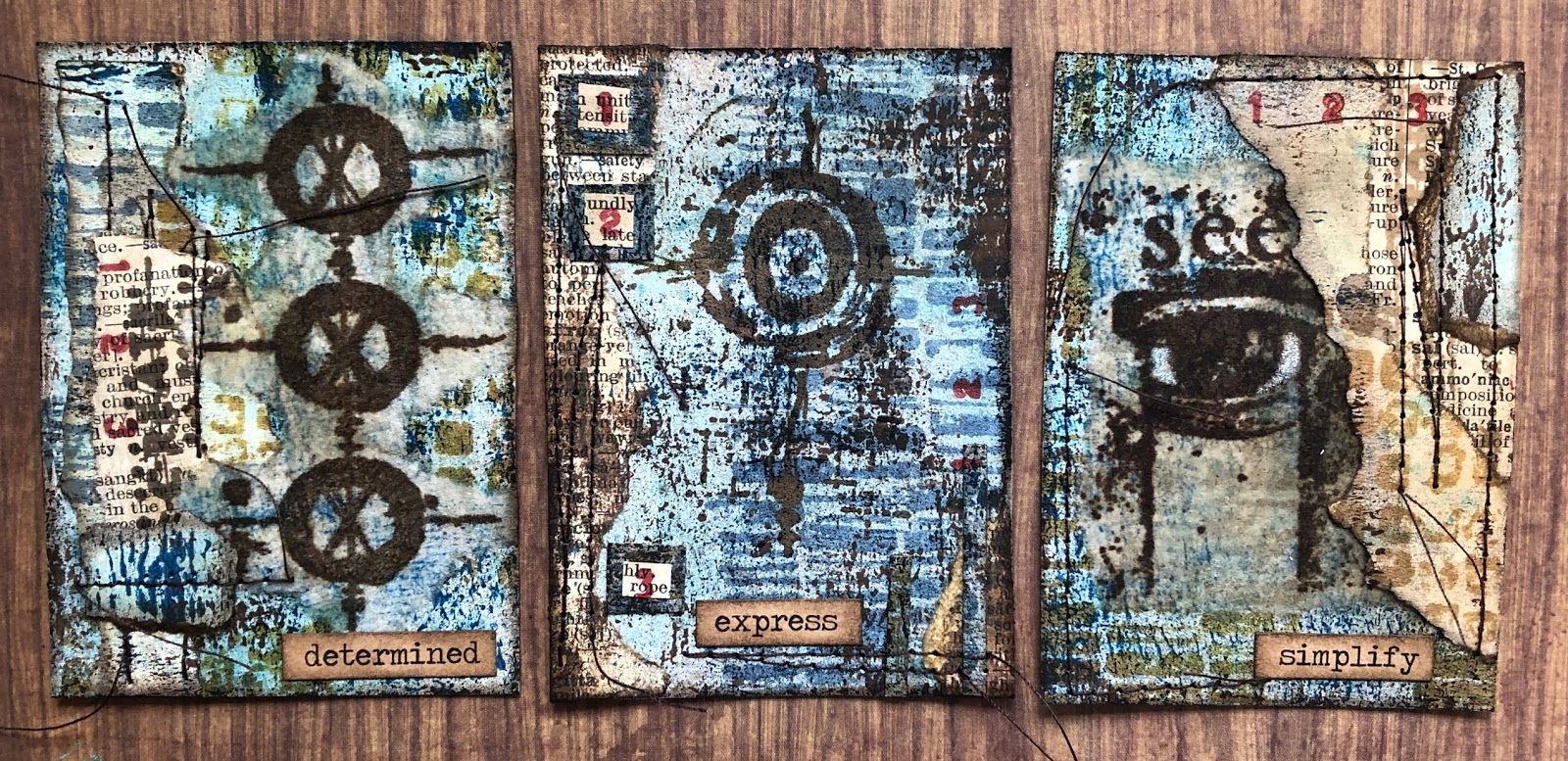 A Trio of ATC's by Amanda Southern - That's Crafty!