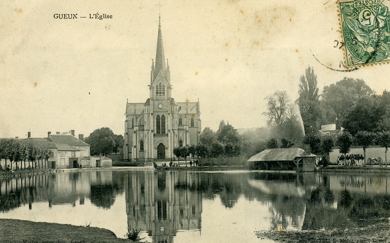 GNV Gueux Notre Village: L'Eglise de Gueux, en Cartes Postales