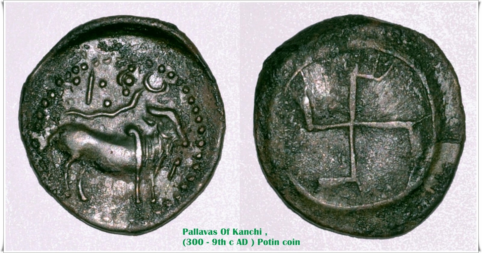 Ancient Indian Coins. "ಪ್ರಾಚಿನ ಭಾರತದ ನಾಣ್ಯಗಳು.": Pallavas Of Kanchi ...