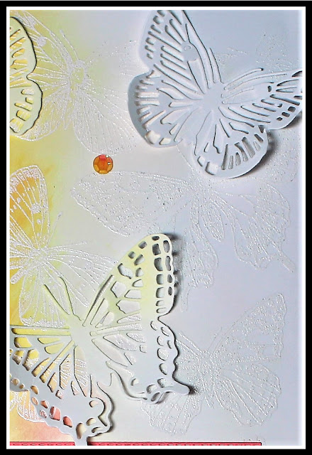 Butterfly Bouquet Scrapbook Layout & Blog Hop! ~ Busy with the Cricky