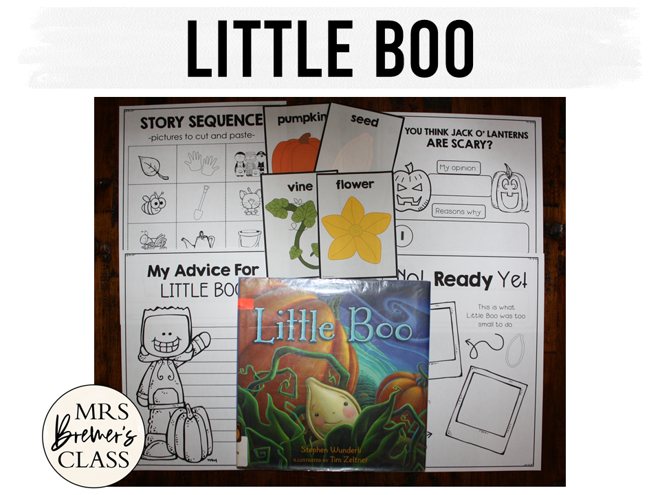 Little Boo | Halloween Book Activities and Pumpkin Life Cycle | Mrs ...